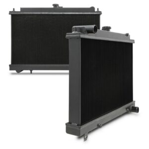 Nissan 200sx S14 S14A S15 SR20DET 93-02 -45mm Black Aluminium Radiator